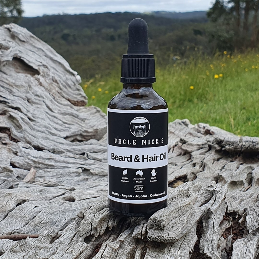 Uncle Mick's - Beard & Hair Oil - 50ml – Aunty Amy's